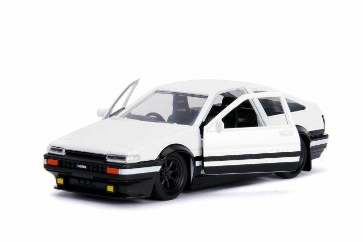 JADA HOLLYWOOD RIDES INITIAL-D 1986 TOYOTA TRUENO AE86 WHITE 1:32 DIECAST MODEL | Lazada.co.th