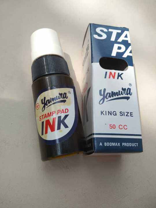 YAMURA Tinta Stamp Pad 50 cc hitam (1 pc) | Lazada Indonesia