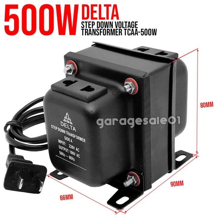 【READY STOCK】 ♣500W DELTA Step Down Voltage Transformer StepDown 50W ...