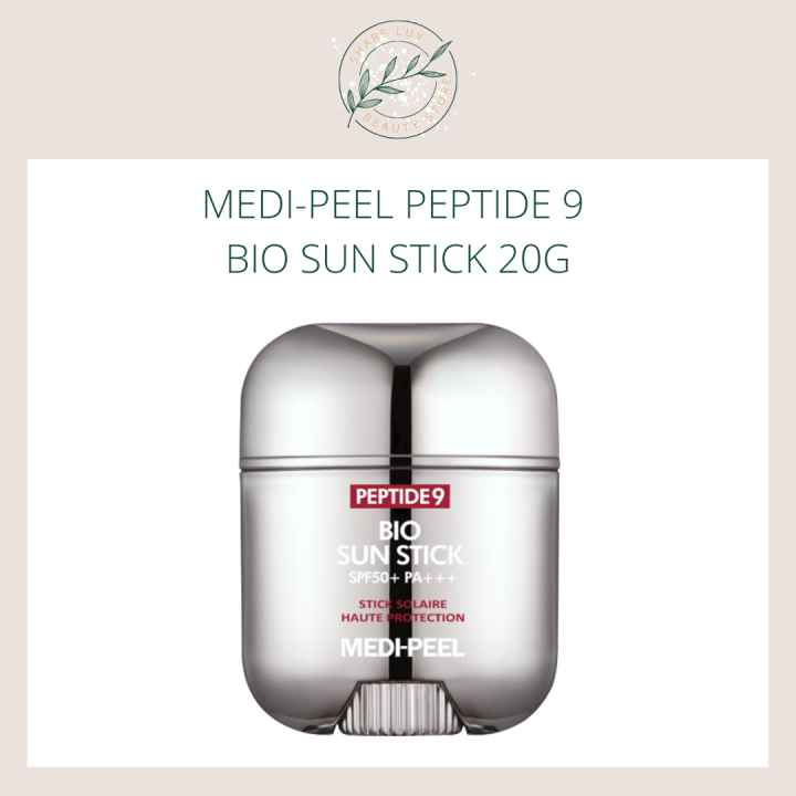 [Ready Stock] Medipeel Peptide 9 Bio Sun Stick 20g SPF50+ Pa+++ / 胜肽防晒棒 | Lazada