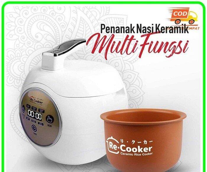 ReCooker Rice Cooker Full Keramik Healthy Rice Cooker RB RK60 | Lazada ...