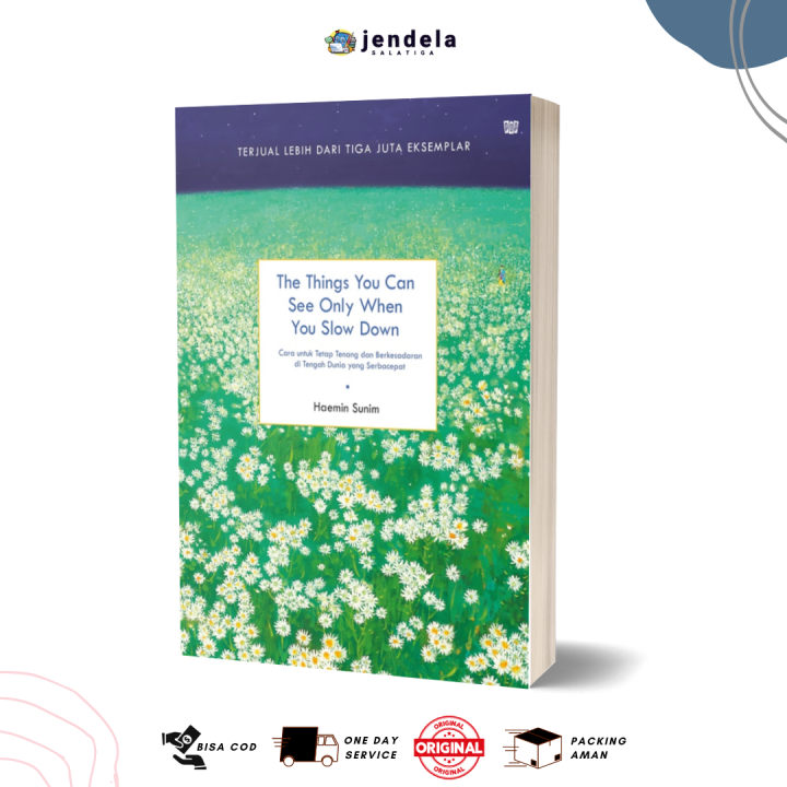 Buku The Things You Can See Only When You Slow Down by Haemin Sunim ...