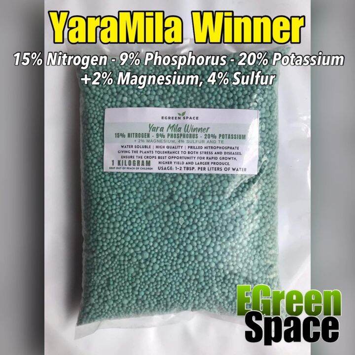 Yara Winner - 1kilo Fertilizer (15-9-20 2MgO 4S TE) | Lazada PH