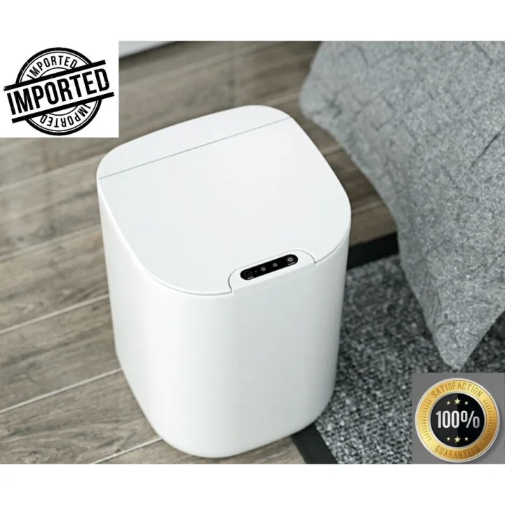 16L Intelligent Touch Free Rechargeable Smart Trash Can Trash Bin USB ... 16L Intelligent Touch Free Rechargeable Smart Trash Can Trash Bin USB ...