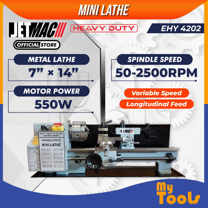 Mytool Jetmac Mini Lathe-Variable Speed BD-714 Heavy Duty | Lazada