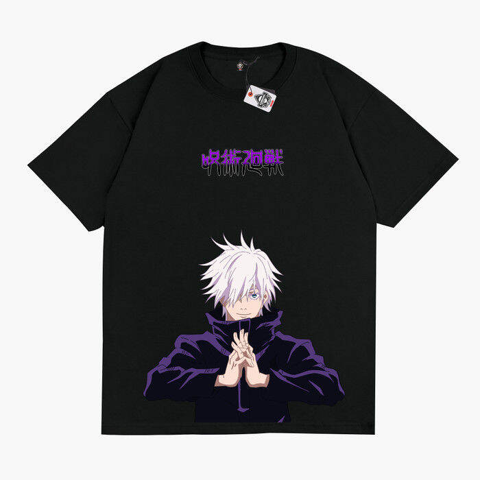 KARIMAKE Kaos Baju Anime JUJUTSU KAISEN GOJO SATORU V5 Kaos Anime - V1 ...