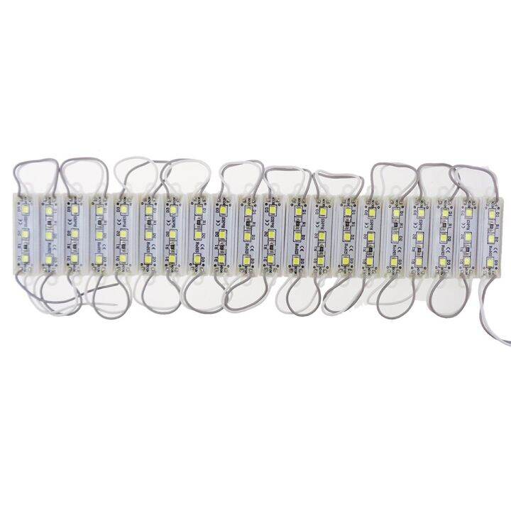 AGC LED 12V 3528 3 LED Module Light Color White 20pcs each pad | Lazada PH