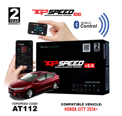 ADVANCE THROTTLE CONTROLLER FOR HONDA CITY 2014+ | TOPSPEEDV2 AT112 ...