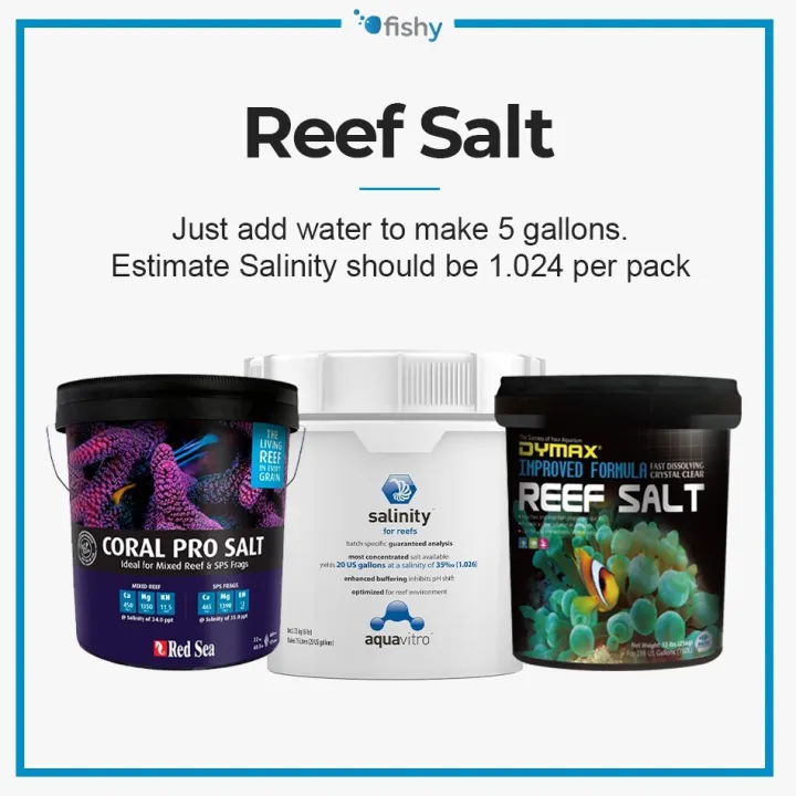 Reef Salt Repacked for 5 gallon mix - For FOWLR and Reefs | Lazada PH