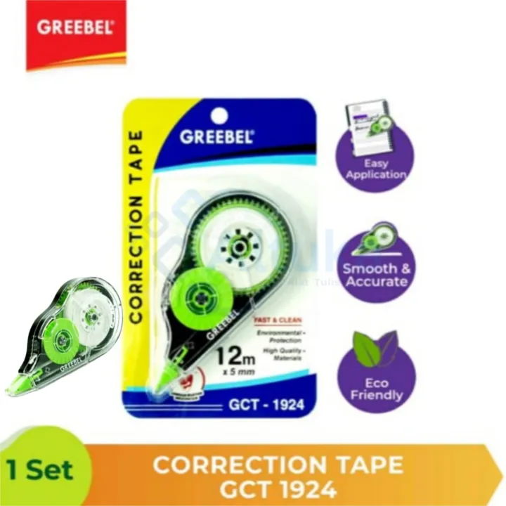 Stipo / Tipe X / Correction Tape / Stipo Kertas Greebel CT-1924 ...