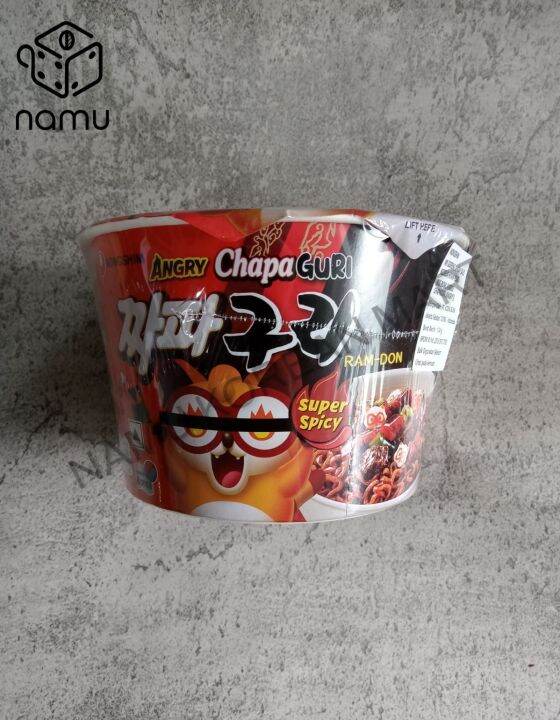 Chapaguri Jjapaguri Ramdon Nongshim Angry 114G Ramyeon Ramyun Ramen Mie ...