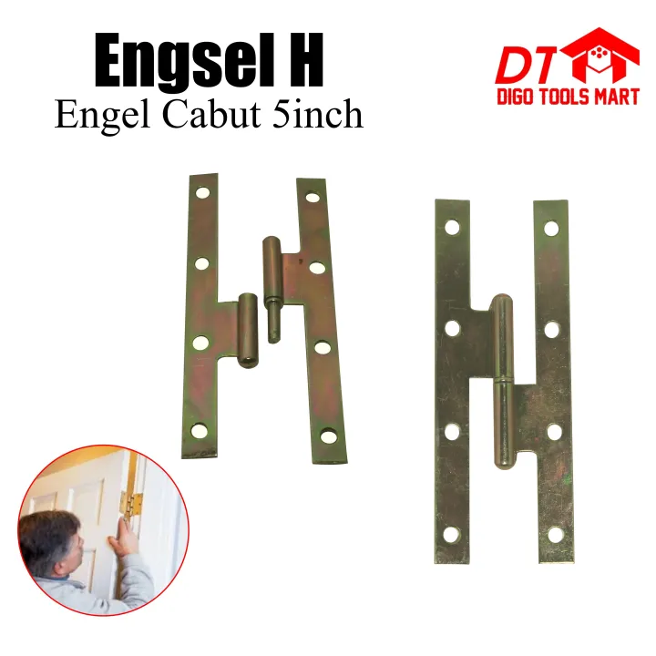 Engsel H Tebal 140x80 Engsel Cabut Pintu Jendela 5 Inci Sepasang ...