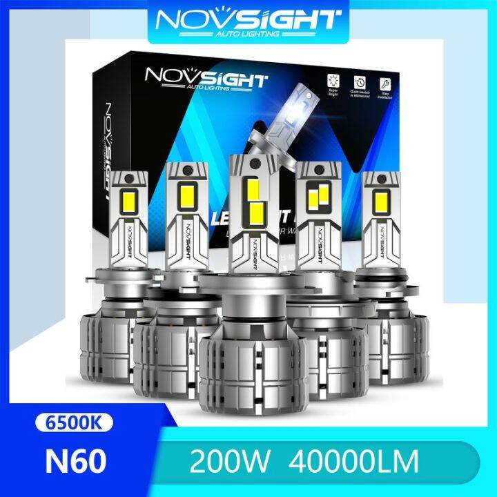 Novsight Newest N60 LED Car Headlight 9005 9006 9012 H4 H7 H11 LED ...
