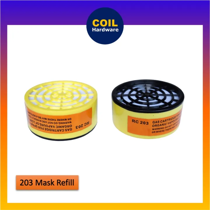 NP 306 Twin Double Cartridge Respirator Mask / Dusk Mask / Penapis ...