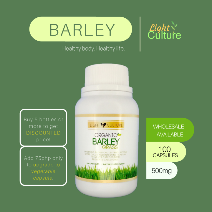 Barley Grass Capsule (100caps/500mg) Herbal Supplement | Lazada PH