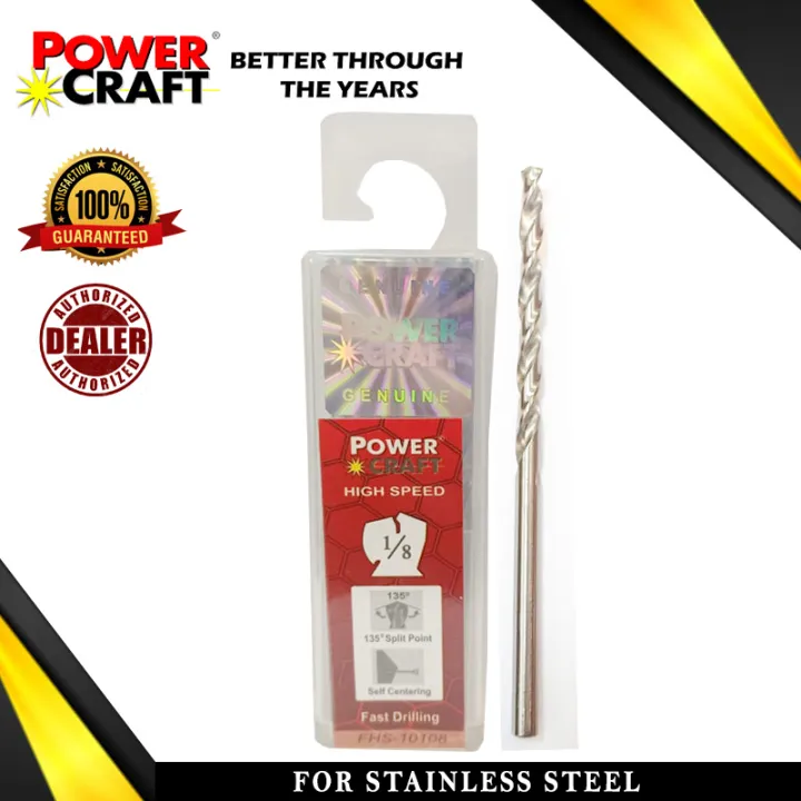 Powercraft Drill Bit For Stainless 1/8 FHS-10108 | Lazada PH