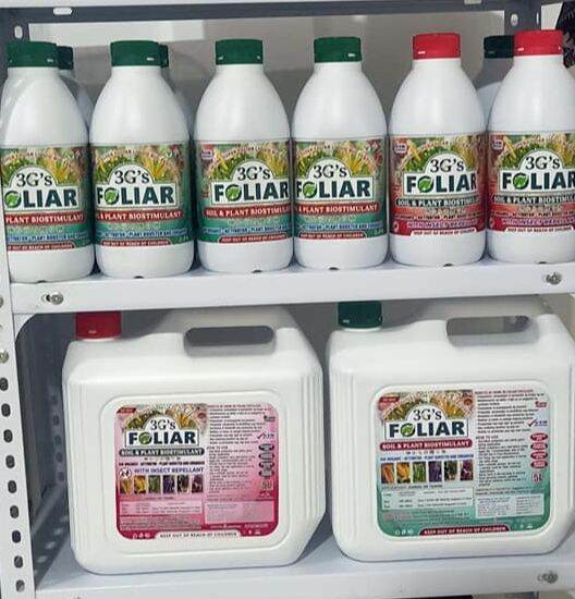 MSS 3G'S FOLIAR 1 GALLON Organic Fertilizer Garden Soil & Plant Boost ...