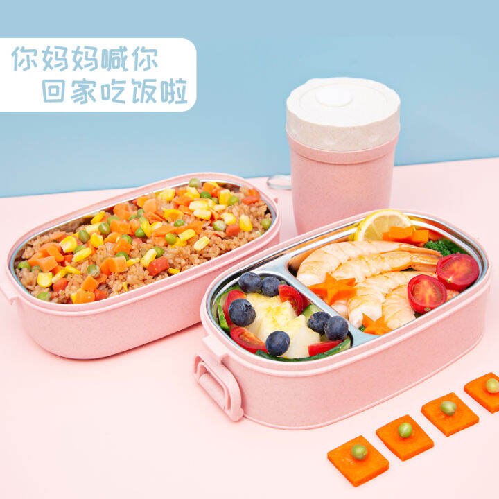 Multi-layer stainless steel insulated lunch boxes for students ...