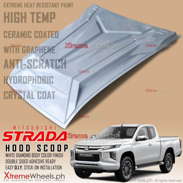Mitsubishi Strada 2019-2023 Diamond White Hood Scoop Thailand Made ...