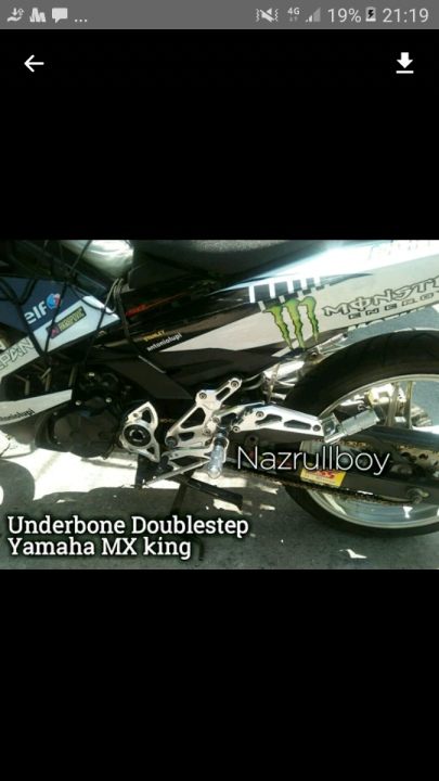 Foot step Underbone Yamaha MX KING Double Step Footstep Underbone MX ...