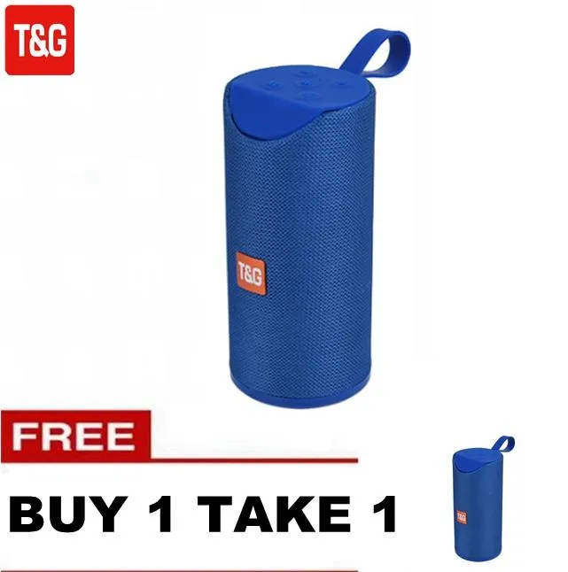 T&G TG-113A Wireless Bluetooth Super Bass Splashproof Speaker BUY 1 TAKE 1 | Lazada PH