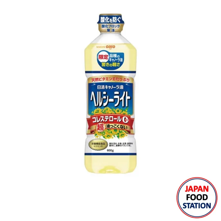 NISSHIN OILLIO CANOLA SALAD OIL HERUSHI 600G (10294) น้ำมันเรฟซีด100% ...