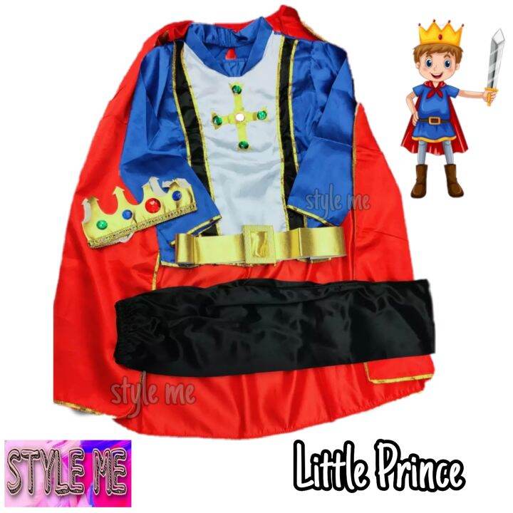 LITTLE PRINCE COSTUME FOR KIDS COMPLETE SET (new size added) | Lazada PH
