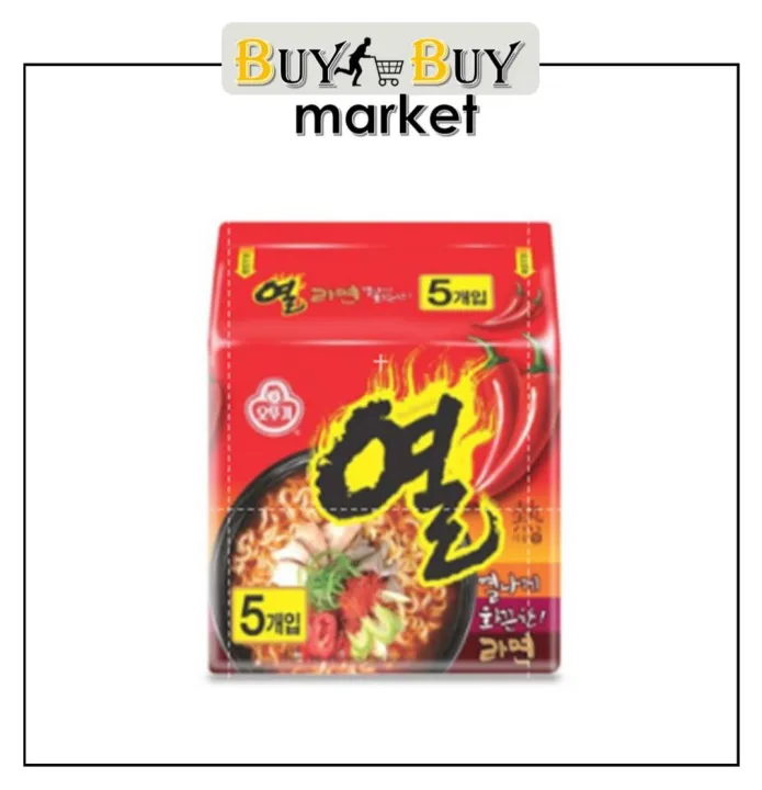 ***PROMO***Ottogi Yeol Hot Ramen 600g (120g x 5pcs) | Lazada PH