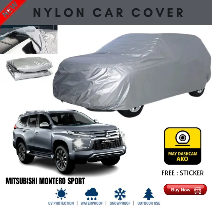 CAR COVER (NYLON) FOR MITSUBISHI MONTERO SPORT W/ FREE STICKER ...