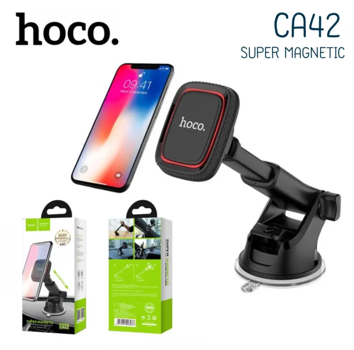 HOCO CA42 Magnetic Car Holder ที่วางโทรศัพท์มือถือในรถยนต์แบบแม่เหล็ก ตั้งบนคอนโซลหรือกระจก ...