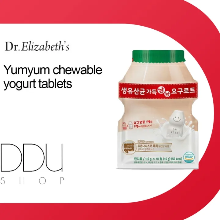 Dr.Elizabeth's Yumyum chewable yogurt tablets | Lazada