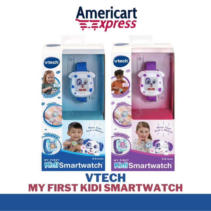 Vtech My First Kidi Smartwatch with Digital Pup and Daily Reminders ...