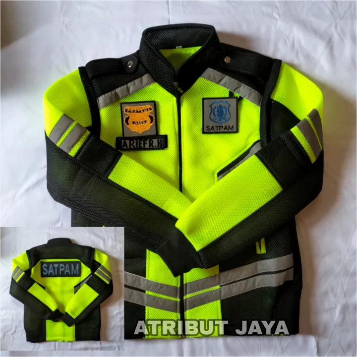 jaket satpam terbaru 2022 lengkap bisa jadi rompi | Lazada Indonesia