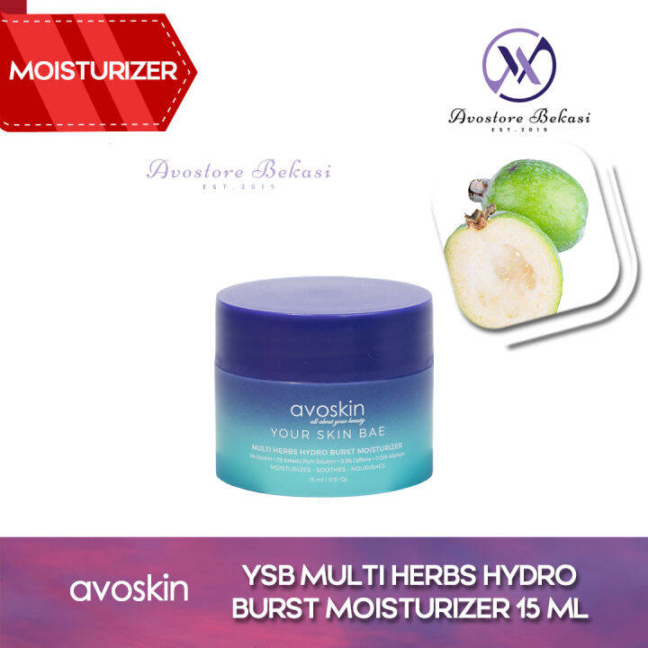 Moisturizer Avoskin Your Skin Bae Multi Herbs 15ml-With Cooling Effect | Lazada Indonesia