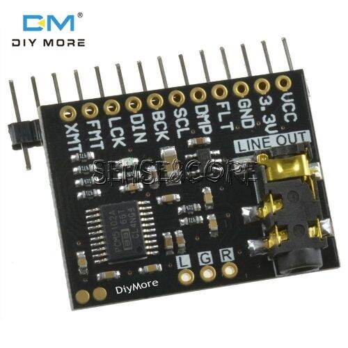 [100% Original] diymore PCM5102A module For Raspberry Pi pHAT Sound ...