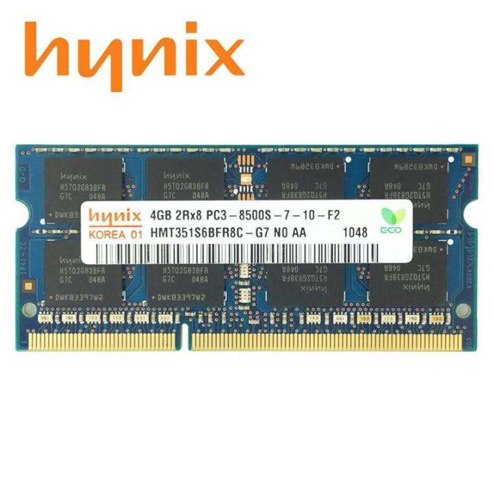 Hynix orignial New DDR3 4GB 1066mhz PC3-8500S for Laptop RAM Memory ...