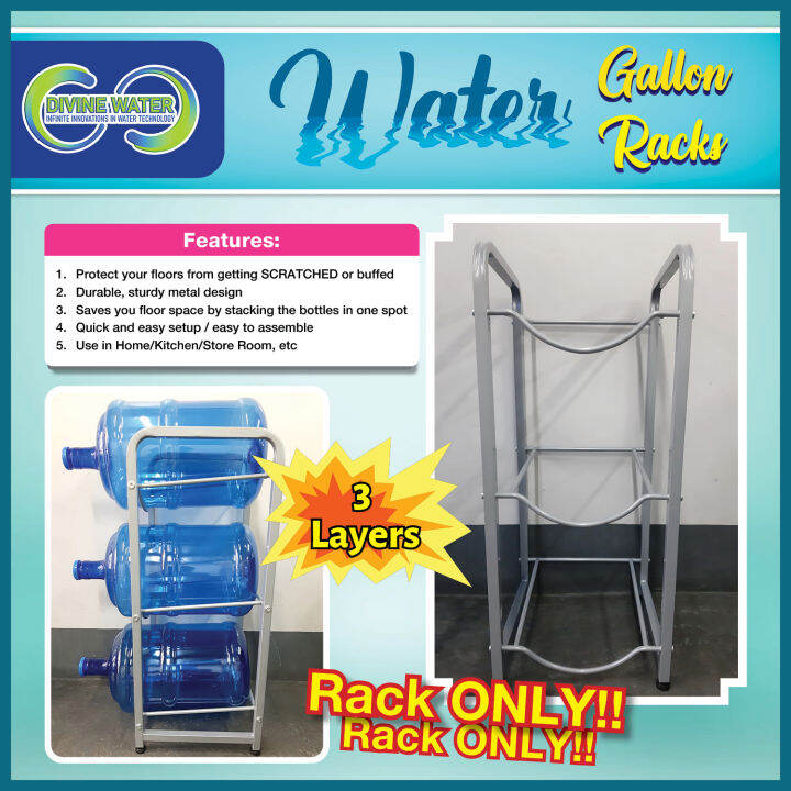 Water Gallon Rack (3 Layers) | Lazada PH