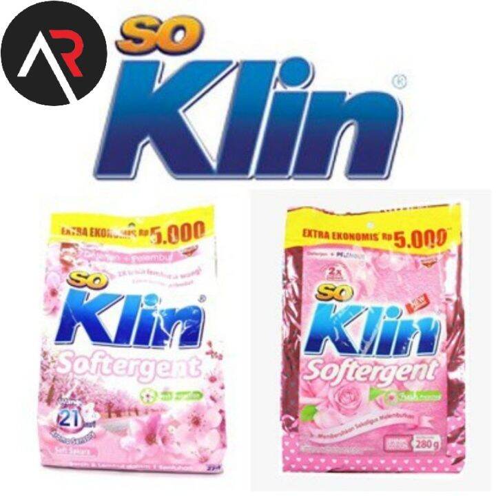 PROMO 2 Pcs | Soklin Deterjen Bubuk 5000 | SoKlin softergent 215gr All Variant | Lazada Indonesia