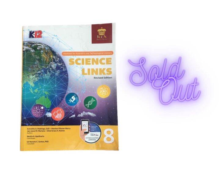 (Preloved) Grade 8 Science Book - Science Links -Revised Edition- Rex ...