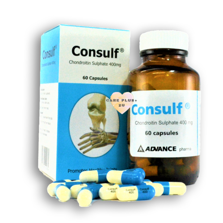 Consulf (Chondroitin Sulphate 400mg) Capsules (60's) | Lazada
