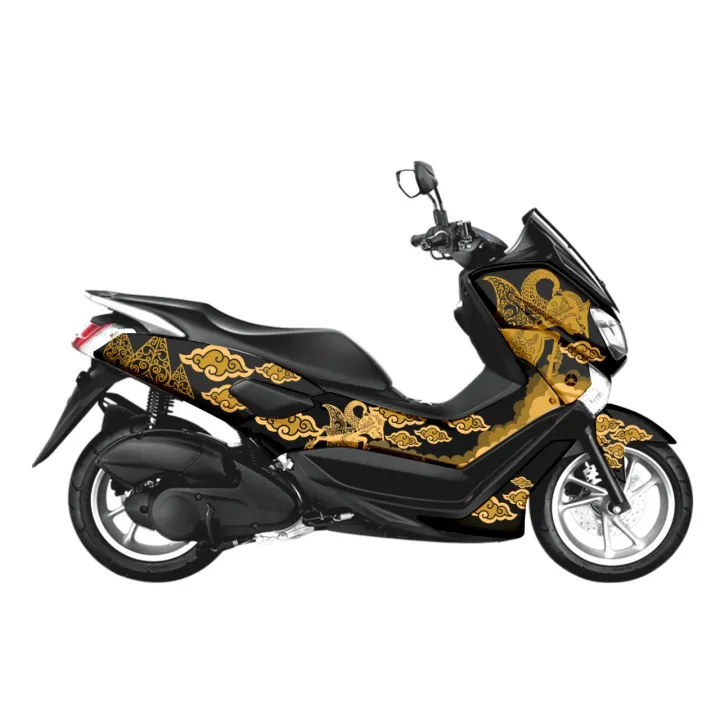 STICKER DECAL BODY SAMPING FULL NMAX/ PRINTING BODY NMAX MOTIF BATIK ...