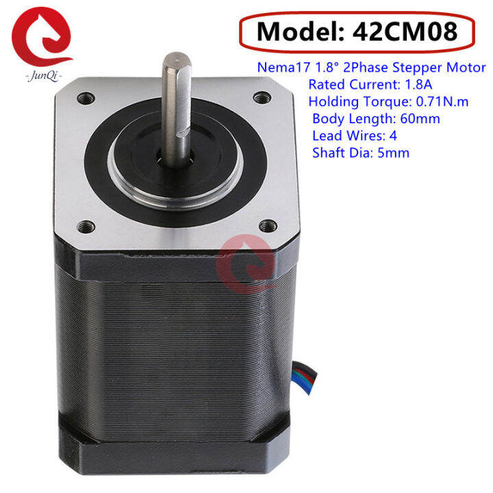 Nema17 Stepper Sets 60mm Body Length, 0.71N.m , 42mm Stepping Motor For 3D Printer CNC Machine ...