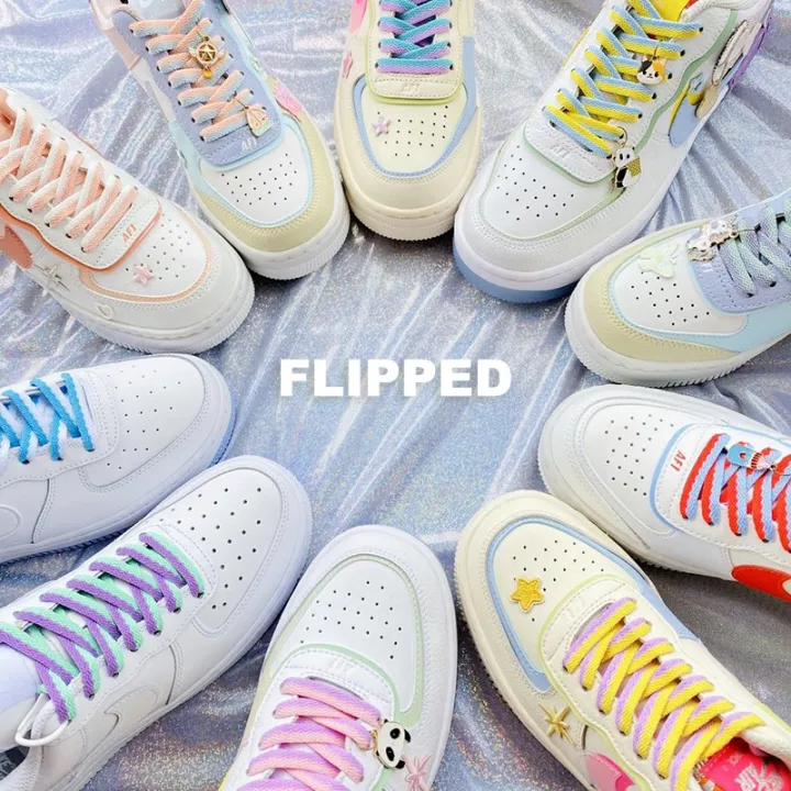 Adapted to nike Nike AJ1 Converse Air Force One AF1 Deconstruction Cute ...