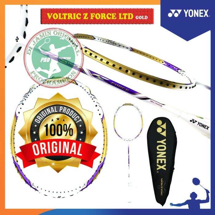 YONEX VOLTRIC Z FORCE LTD GOLD RAKET BADMINTON ORIGINAL | Lazada Indonesia