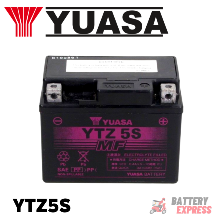 Yuasa YTZ5S Battery ( LOWEST PRICE ) Motorcycle Batteries 5L | Lazada PH