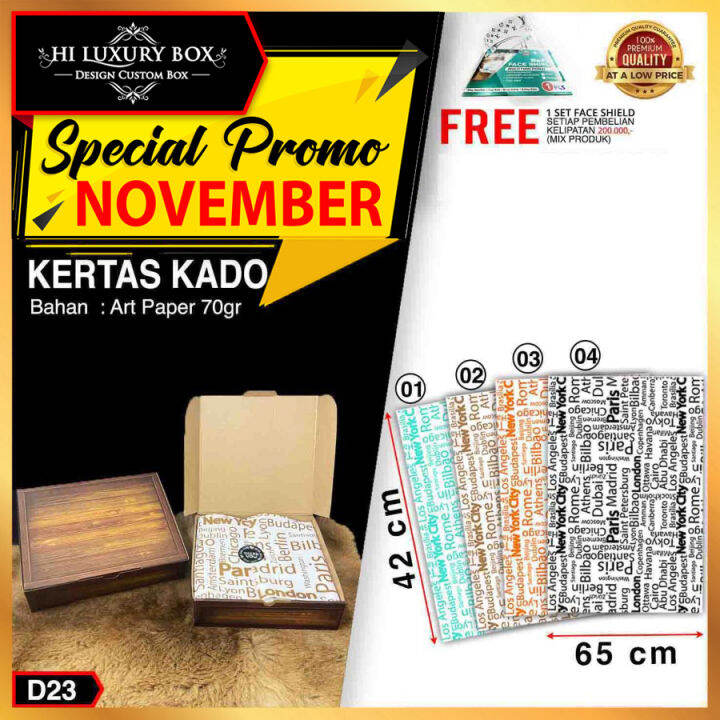 Kertas Kado|grease paper|grease proof|Wrapping Paper|Kertas Packing ...