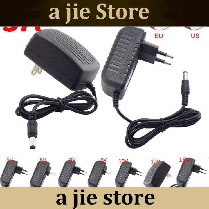 A jie Store AC 110-240V 5.5*2.5mm Charger Adaptor Supply Universal 3A ...