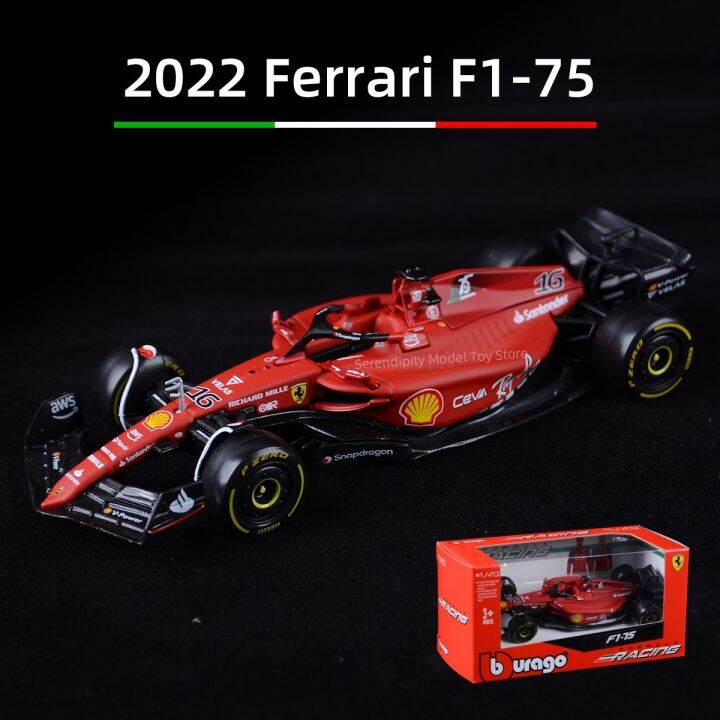 Bburago 1:43 Ferrari 2022 F1-75 F1 Formula Car Die Cast Vehicles ...