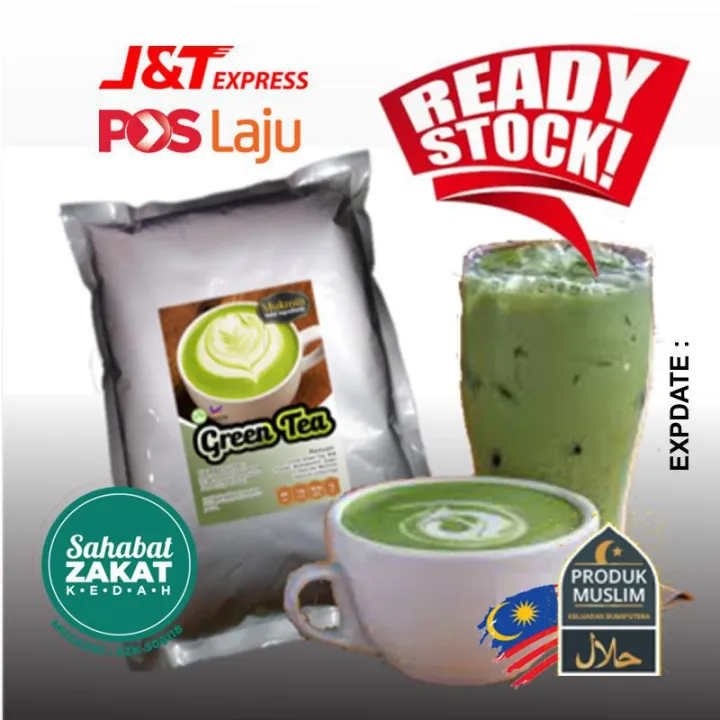 Serbuk Minuman Green Tea - pack 500g | Lazada