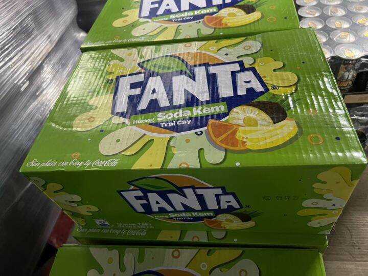 fanta hương soda kem trái cây 320ml 24 lon | Lazada.vn